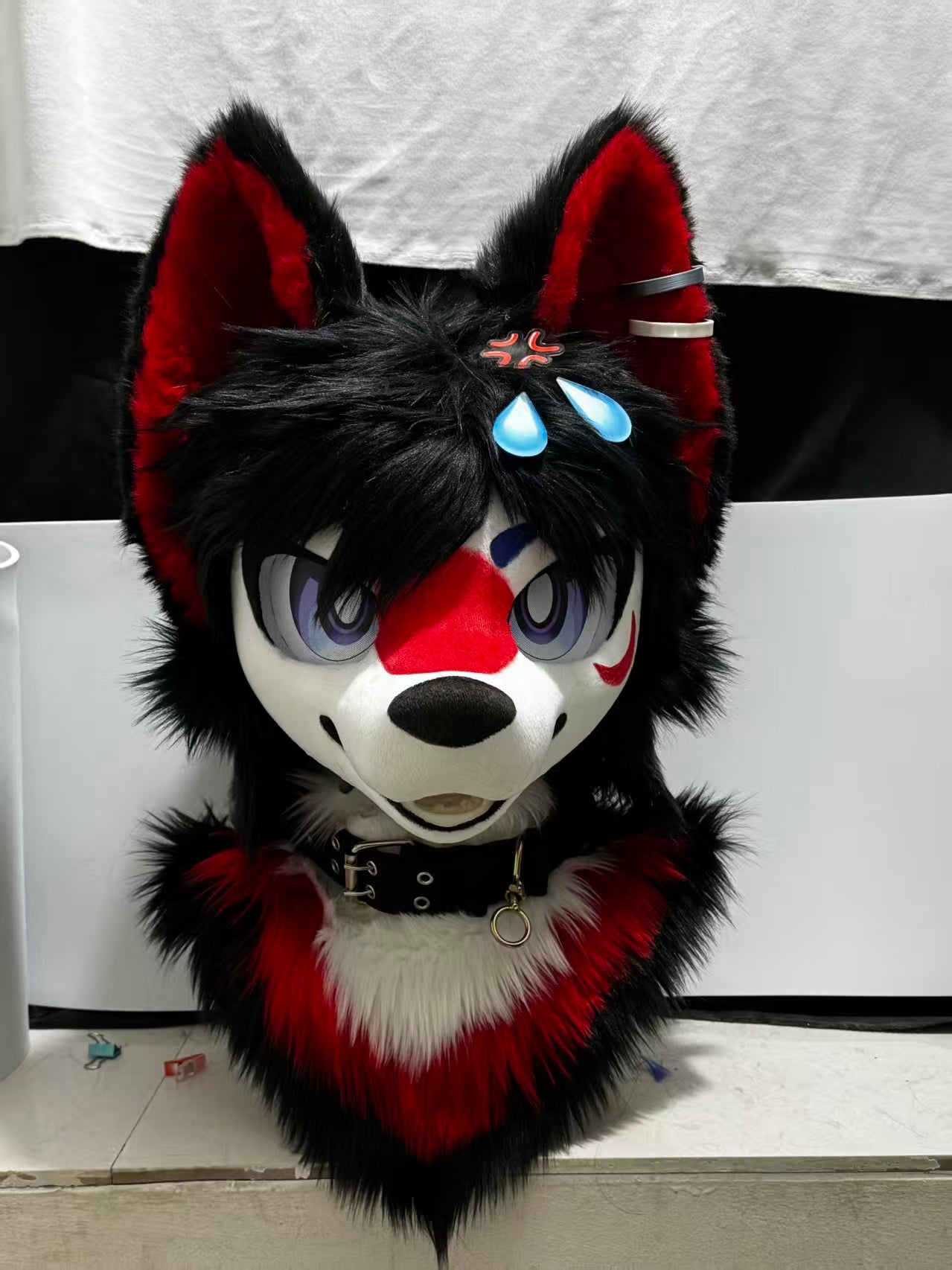 Sweat Fox Kemono Head Fursuit – Meow Fursuits